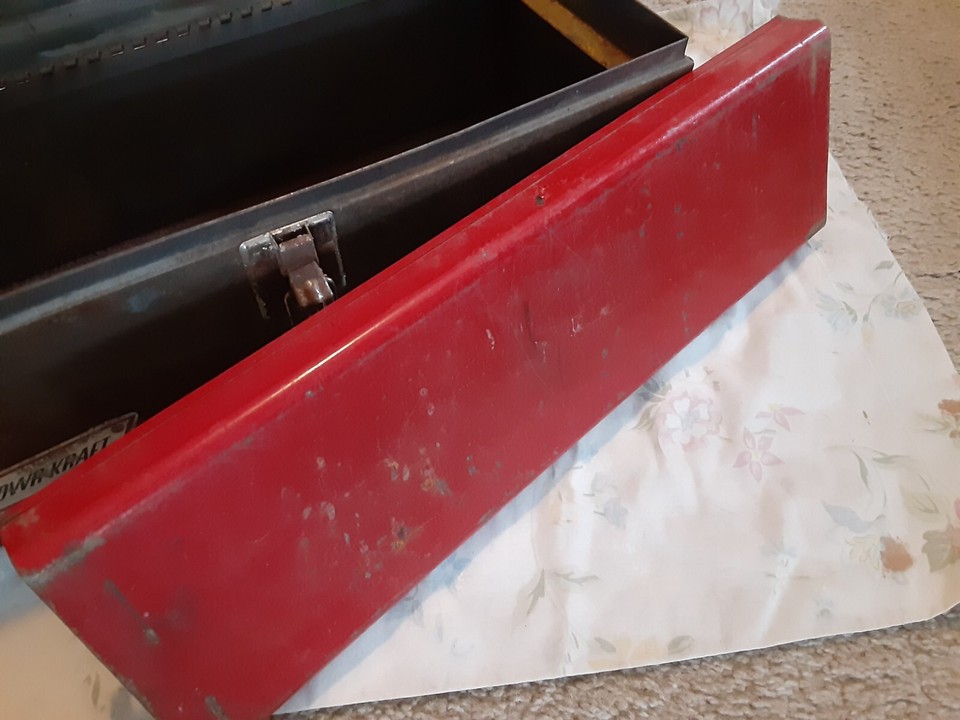 Vintage Montgomery Ward Powr Kraft tool box | eBay
