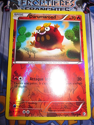 POKEMON NEUVE ( ‿ ) DARUMARON 27/149 REVERSE HOLO COM FRONTIERES ...