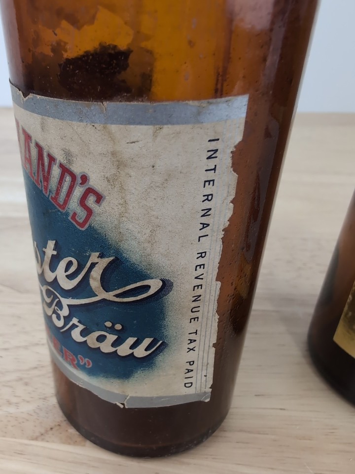 Pilsner Vintage Amber Glass Beer Bottles Star Pilsner, Citizens And Meister Brau | eBay