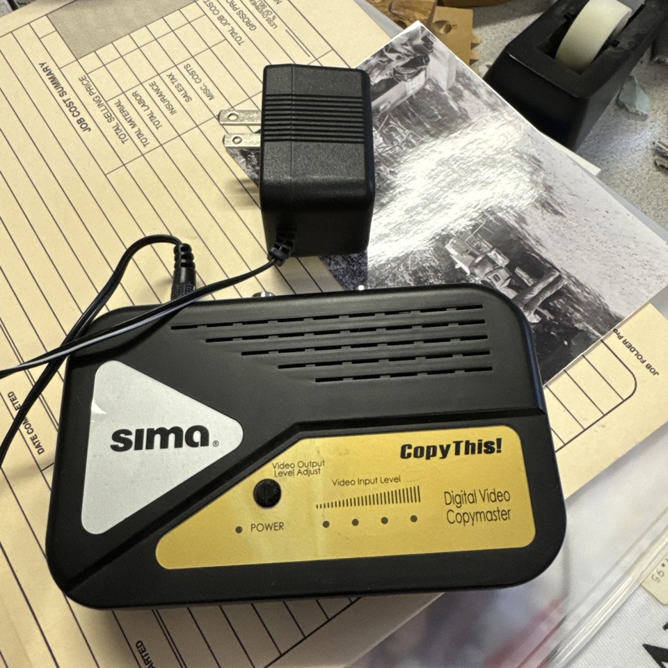Sima VHS Transfer To DVD Copy This CT-1 Digital Video Enhancer ...