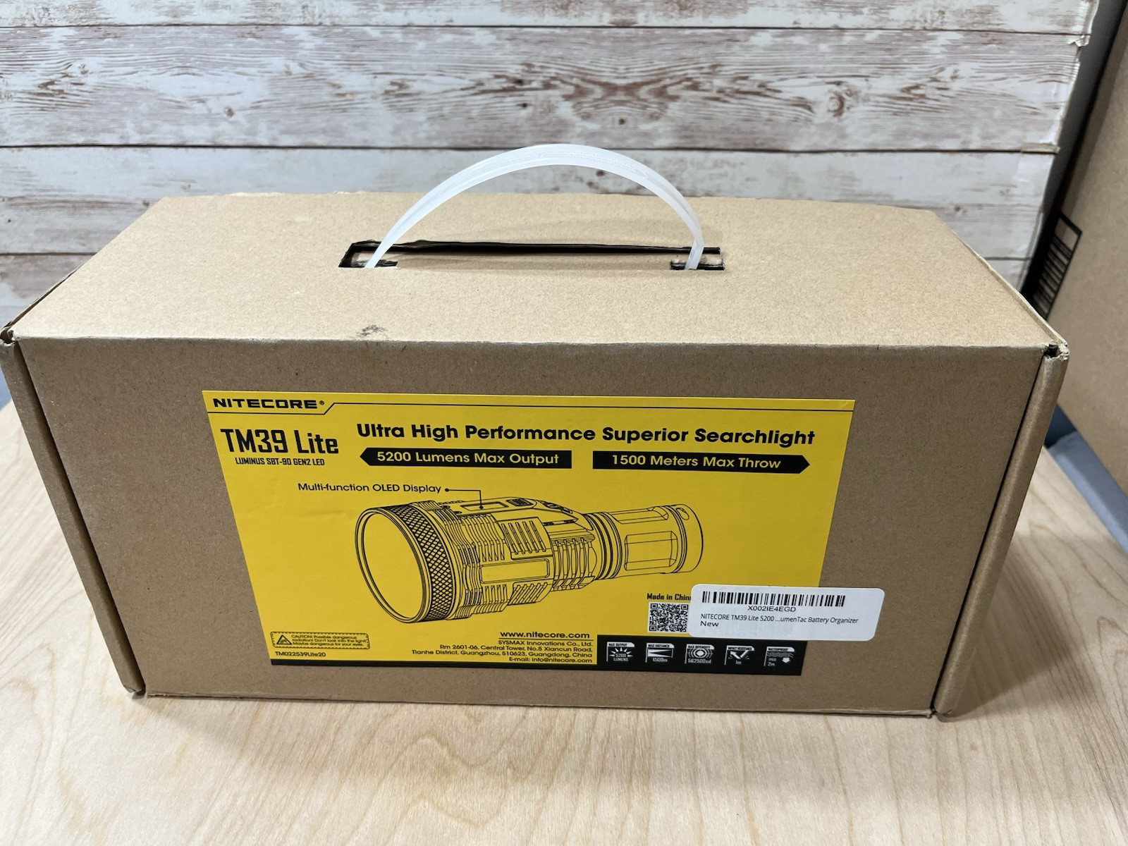 Nitecore TM39 Lite 5200 Lumen Flashlight Searchlight Spotlight - OLED ...