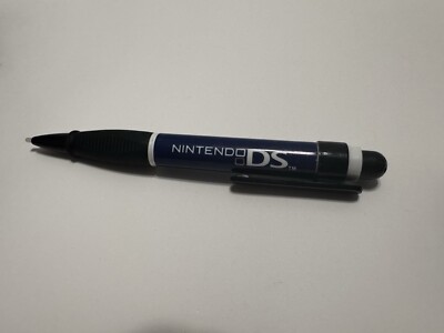 OEM Official Nintendo DS Large Blue Retractable Pen Stylus W/Rubber ...