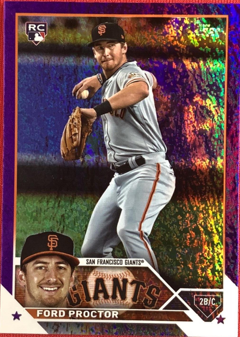 2023 Topps Series 2 - Ford Proctor #472 Purple Foil /799 (RC) for sale ...