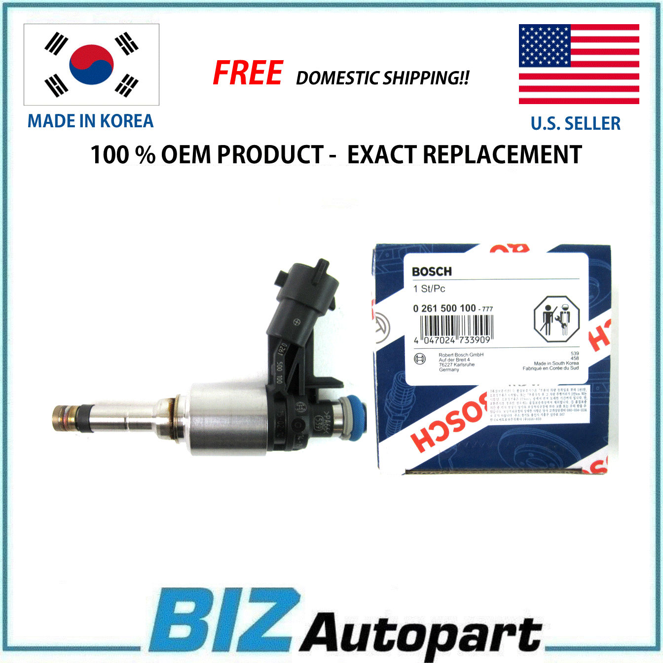 OEM ! BOSCH ! FUEL INJECTOR for 12-17 ACCENT VELOSTER RIO SOUL # 35310 ...