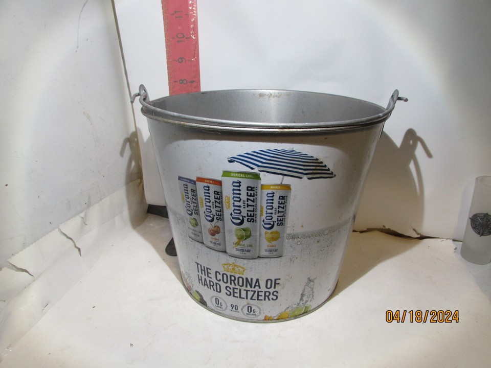 Corona Hard Seltzer Metal ice bucket | eBay