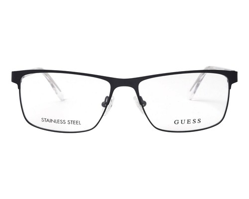 GUESS GU1972 Matte Black 002 Metal Optical Eyeglasses Frame 55-15-145 ...