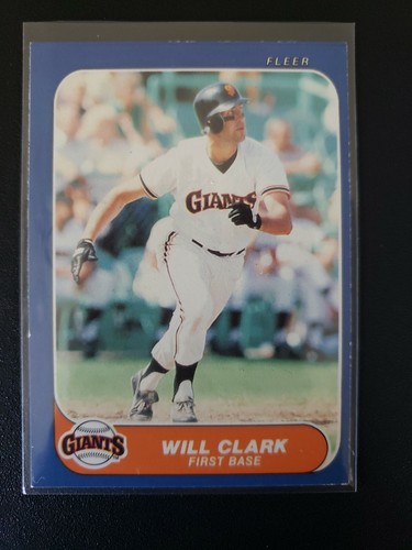 1986 Fleer Update Will Clark ROOKIE Card U-25 | eBay