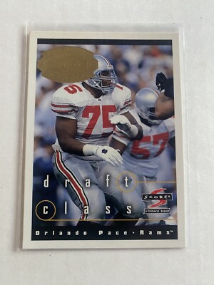 1997 Score Draft Class Hobby Reserve Orlando Pace #273 Rookie Hall Of ...