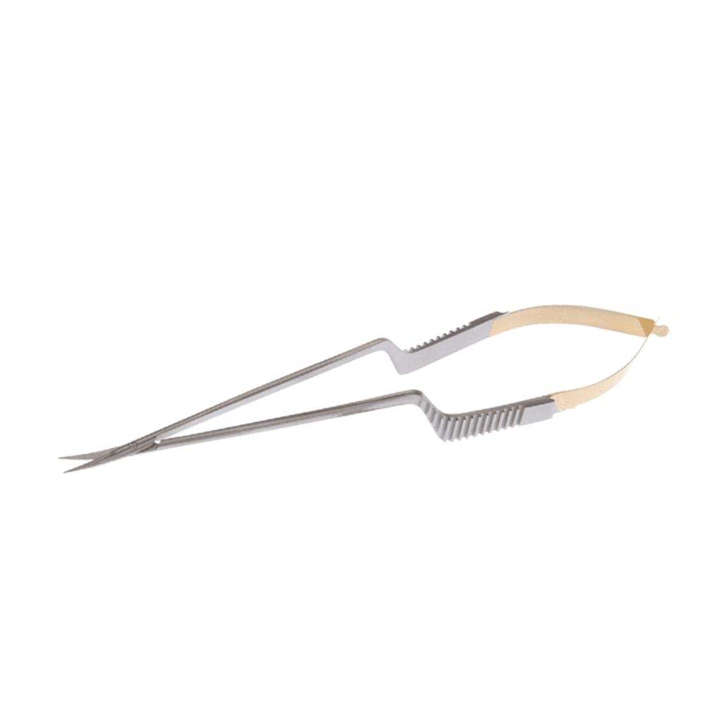 T/C Jacobson Bayonet Micro Scissors Handle Curved Blade Surgical | eBay