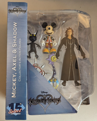 Diamond Select Toys Kingdom Hearts Mickey, Axel and Shadow Action ...