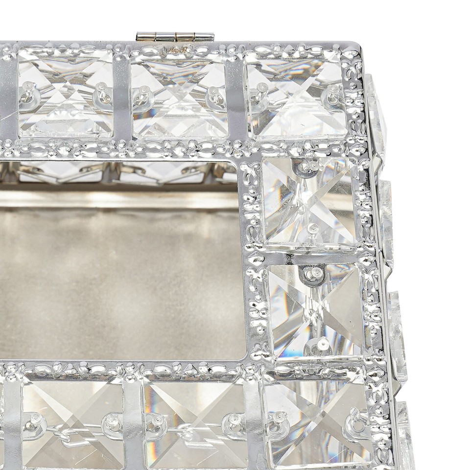 Rhinestone Rectangular Crystal Tissue Box Napkin Case Paper Tissue ...