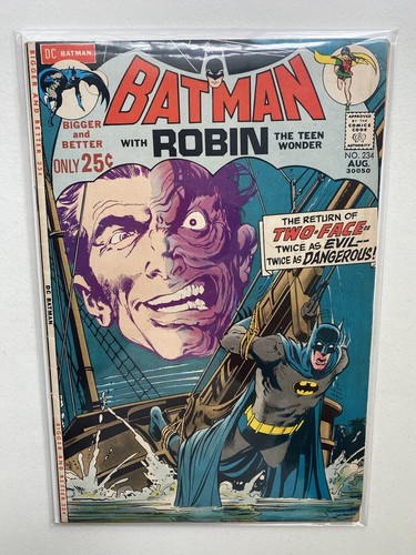Batman #234 DC 1971 1st Appearance Silver Age TWO-FACE! Neal Adams Key ...