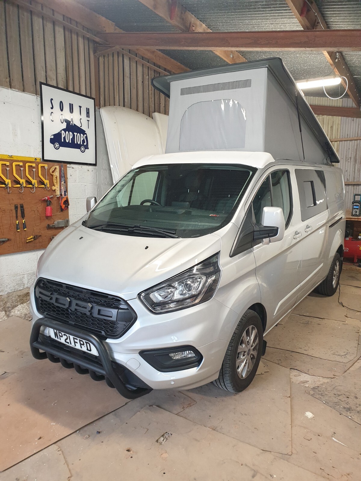 FORD TRANSIT CUSTOM POP TOP/ELEVATING ROOF/LWB FULLY FITTED | eBay