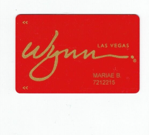 Wynn Las Vegas Casino SLOT CARD Players Club Card - I Combine Shipping ...