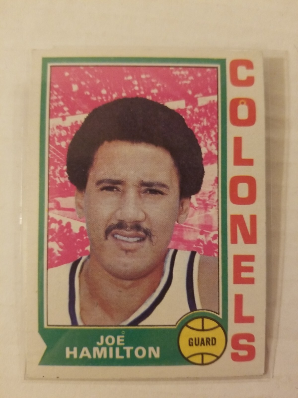 1974-75 Topps Basketball Card - #217 Joe Hamilton - Kentucky Colonels ...