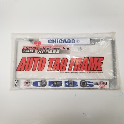 Chicago Cubs MLB Rico Industries License Plate Auto Tag Frame, New ...