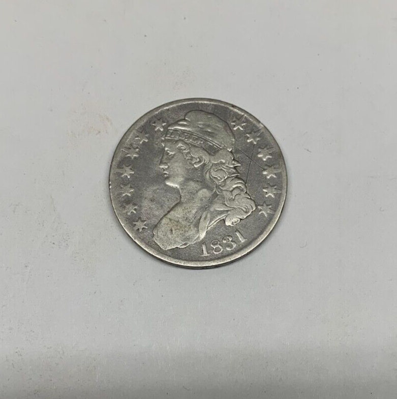 1831 Capped Bust 50 Cent Half Dollar U.S. Silver Coin Lettered Edge | eBay
