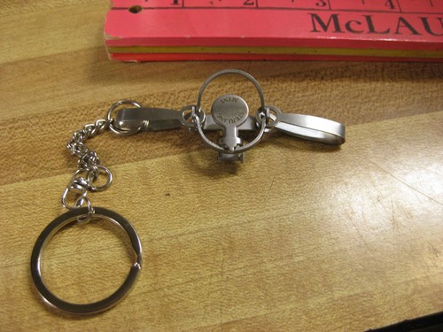 Double Long Spring Trap Mini Sterling Key Chain These Little Traps ...