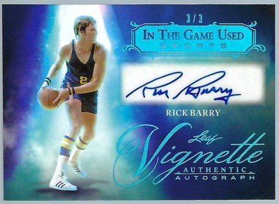 Rick Barry Autograph 2024 Leaf in the Game Vignette 3/3 Auto | eBay