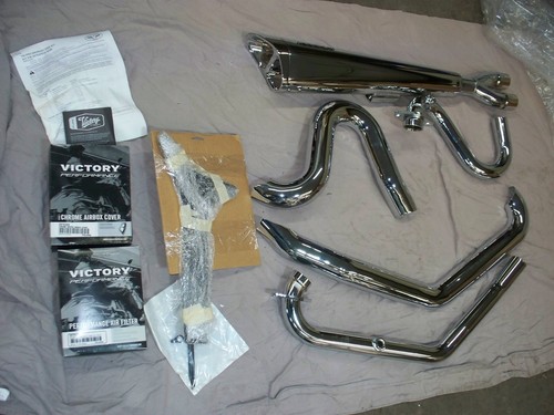 Victory Motorcycle Vegas Kingpin Stage 1 Tri-Pro Exhaust System OEM ...