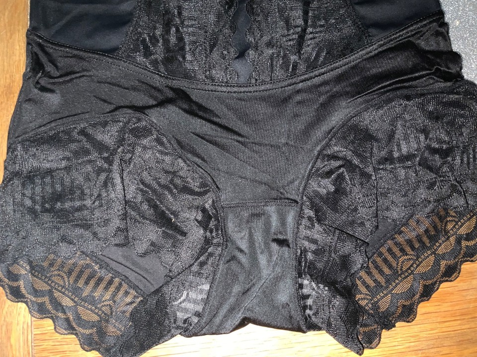 High Waisted Briefs Tummy Control Girdles Lace Shaper Panties size ...