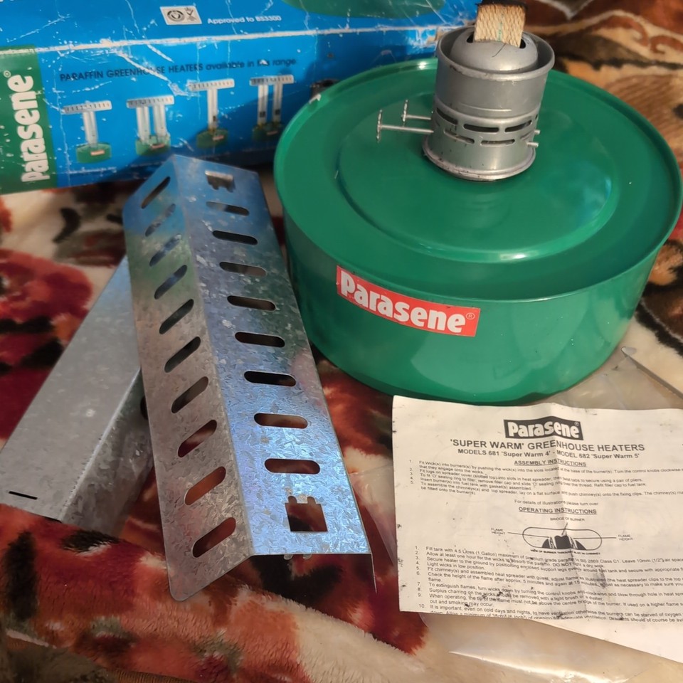 Used Parasene paraffin greenhouse space heater | eBay UK