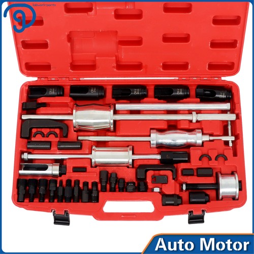 40 Pcs Diesel Injector Remover Slide Hammer Puller Extractor Kit ...