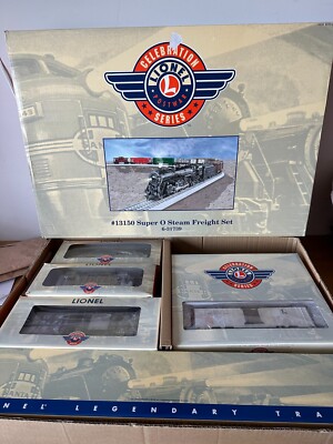 LIONEL CELEBRATION SERIES #13150 SUPER O STEAM FREIGHT SET 6-31739 NEW ...