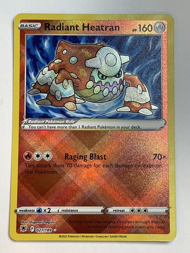 Pokemon TCG Astral Radiance - Radiant Heatran - 27/189 | eBay