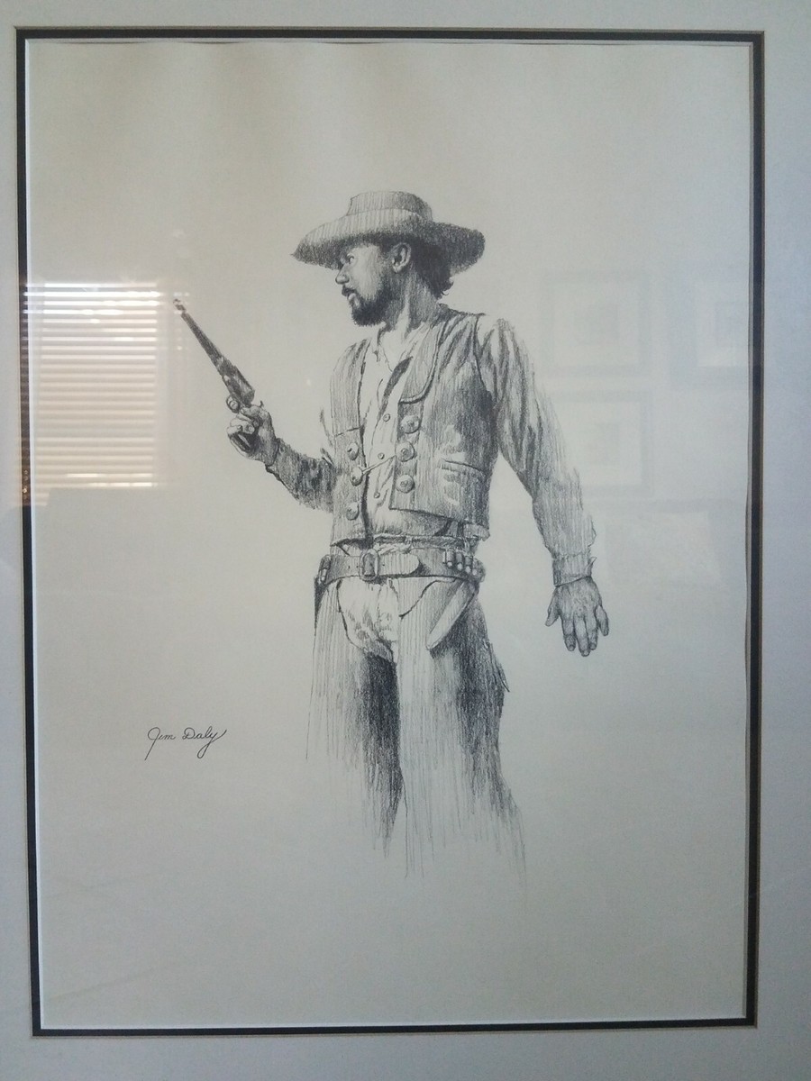 Cowboy Gun Drawings In Pencil