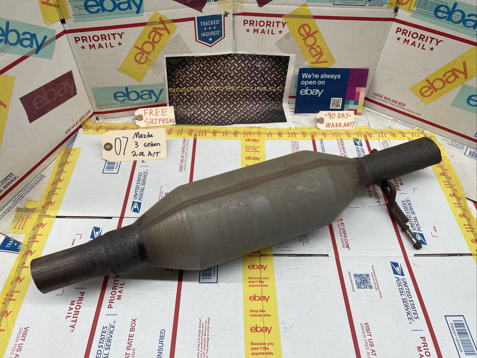 07-09 MAZDA 3 EXHAUST RESONATOR MUFFLER fits 2.0L OEM | eBay