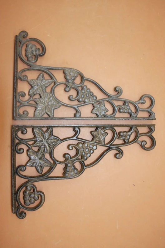 GRAPE VINE DESIGN SHELF BRACKET,GARDEN DECOR,BAR DECOR,KITCHEN SHELF ...