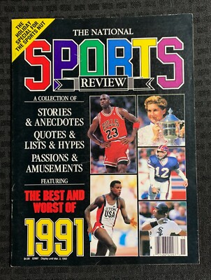 1992 THE NATIONAL SPORTS REVIEW Magazine FN+ 6.5 Best & Worst / Michael ...