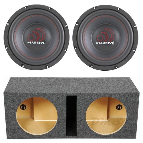 Massive Audio ECO12S4 Dual 12 Inch 1000W Ported Car Audio Subwoofer Box ...