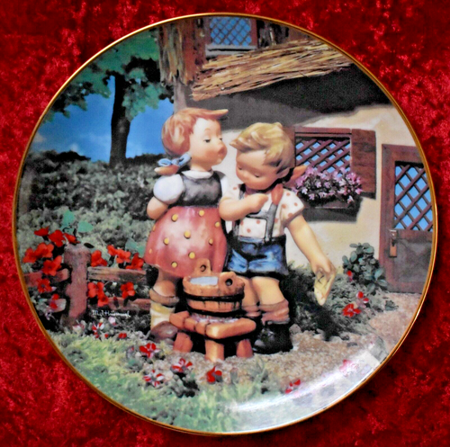 Danbury Mint Plate M.J.Hummel "Squeaky Clean" Little Companions | eBay