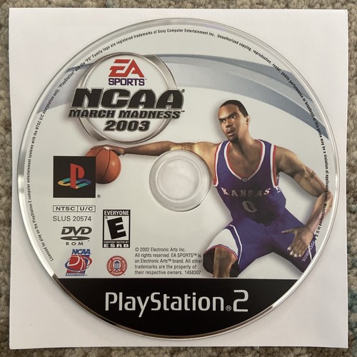 🔥 NCAA March Madness 2003 (PlayStation 2 PS2, 2002) Mint Disc Only! See ...