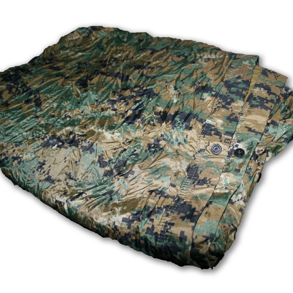 Used Woodland Reversible Field Tarp Military Issued Marpat Digital Camo ...