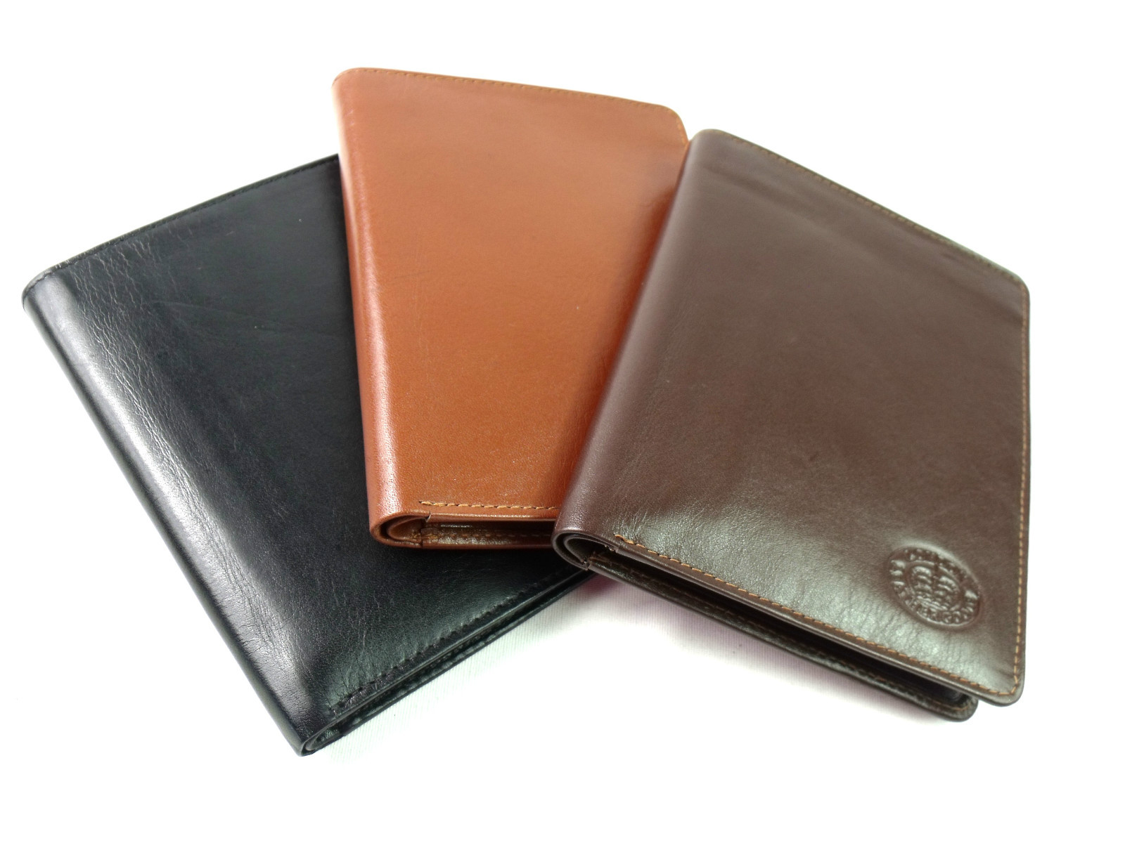SUPERB QUALITY REAL LEATHER TRAVEL DOCUMENT PASSPORT CREDIT CARD HOLDER ...