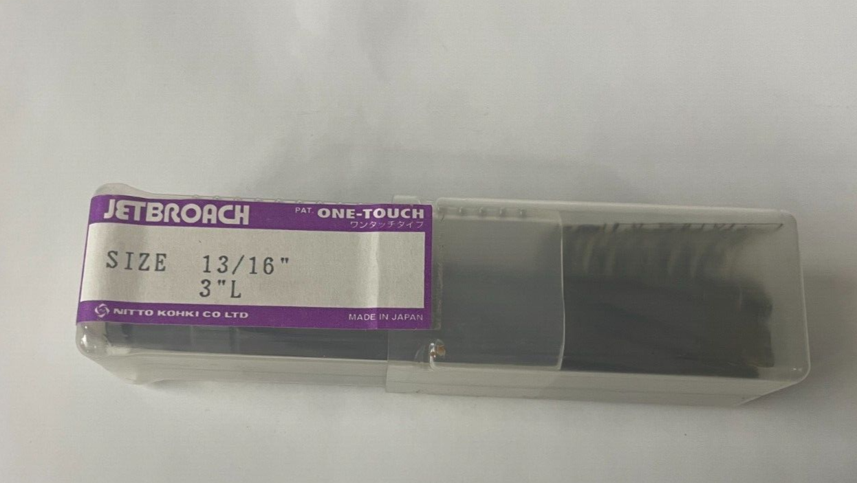 NITTO KOHKI Jetbroach carbide tipped annular cutter 13/16" 3"L | eBay