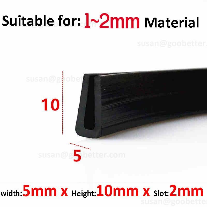 Car Door Boot Edge Protector Strip Trim U Shape Guard Seal Rubber ...