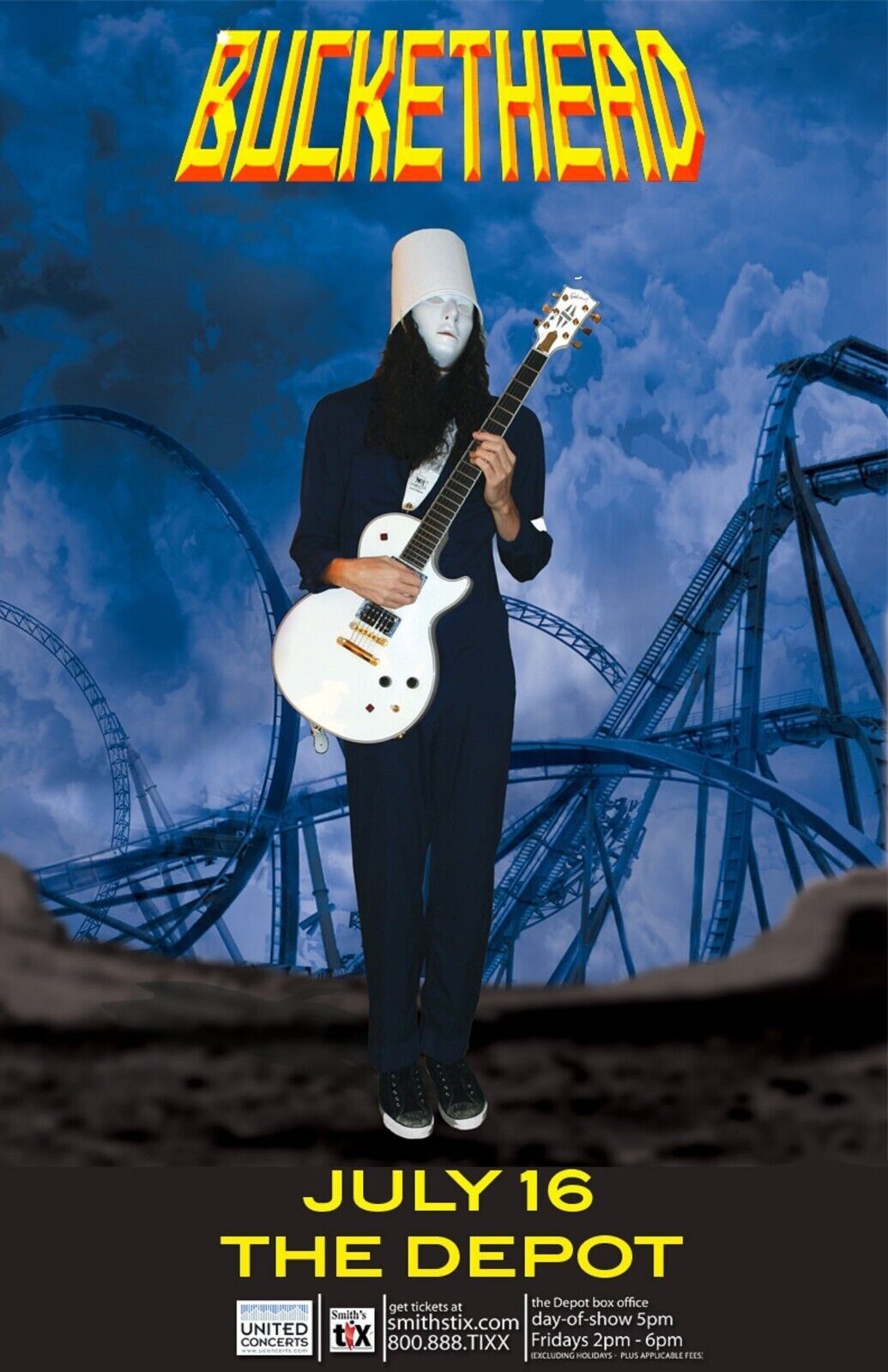 Buckethead 2016 The Depot Concert Poster 11 X 17 Framed | eBay