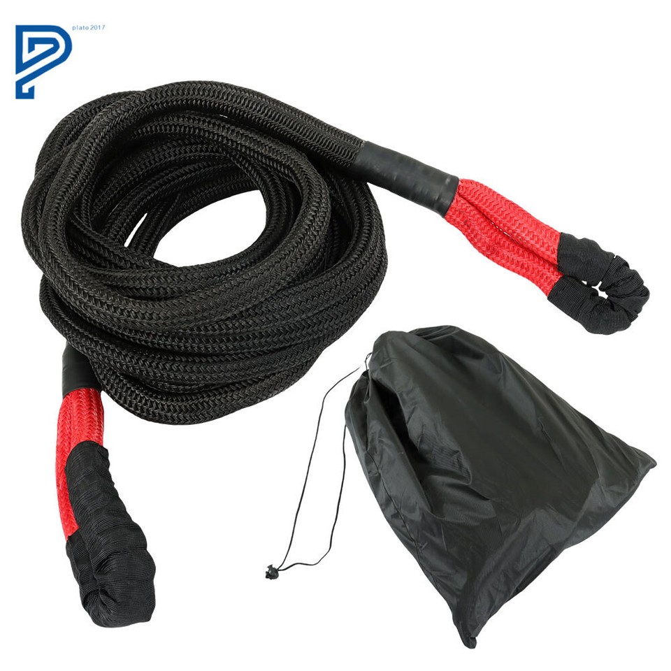 7/8“x30' Towing Rope Nylon Snatch Rope Kinetic Recovery Rope Heavy Duty ...