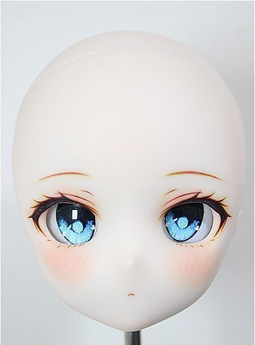 Volks Dollfie Dream DD DDH-28 Custom BJD Doll Head & Eye SET semi White ...