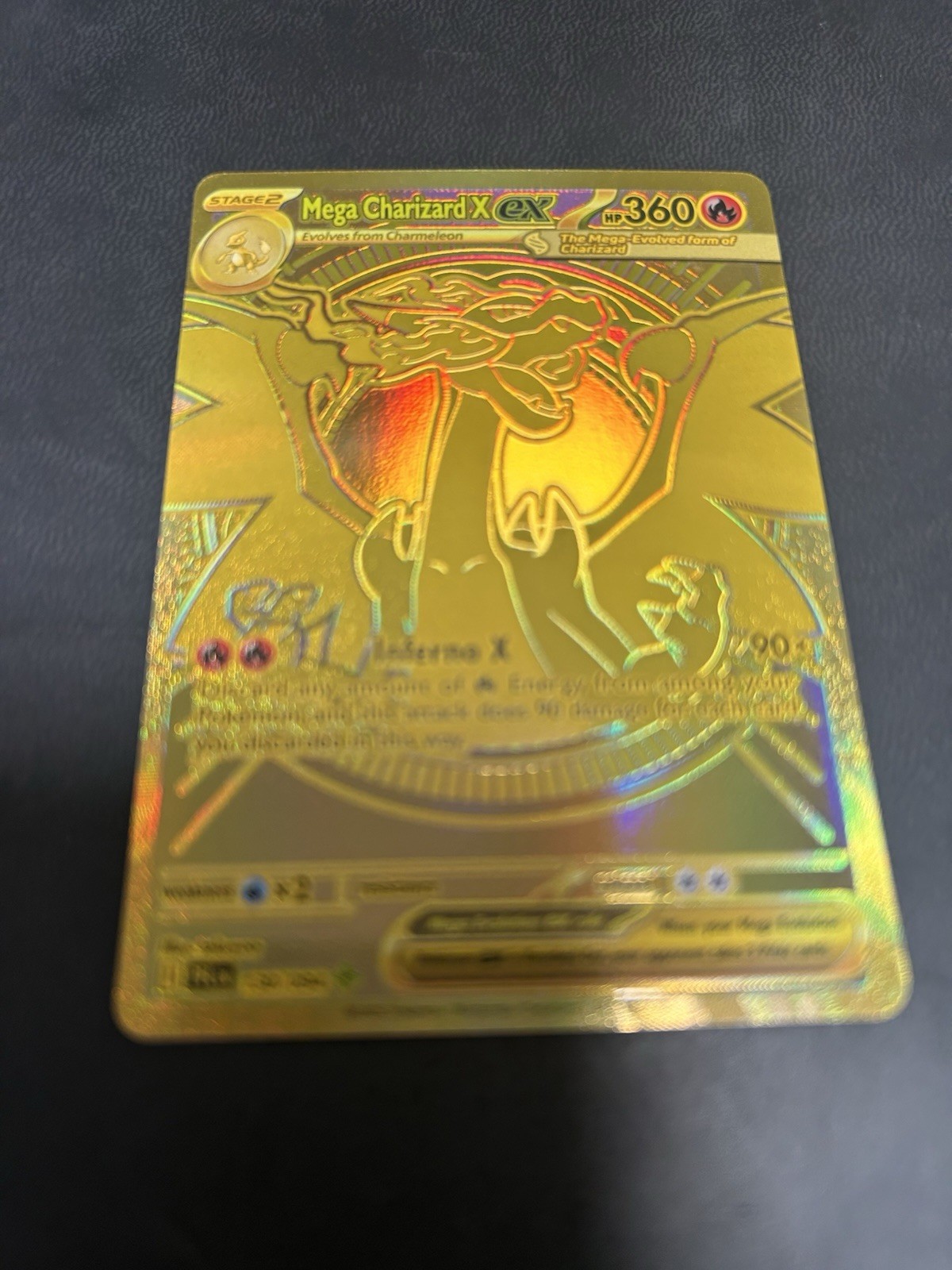 Mega Charizard X ex 2025 Mega Evolution: Phantasmal Flames #130/94 Mega ...