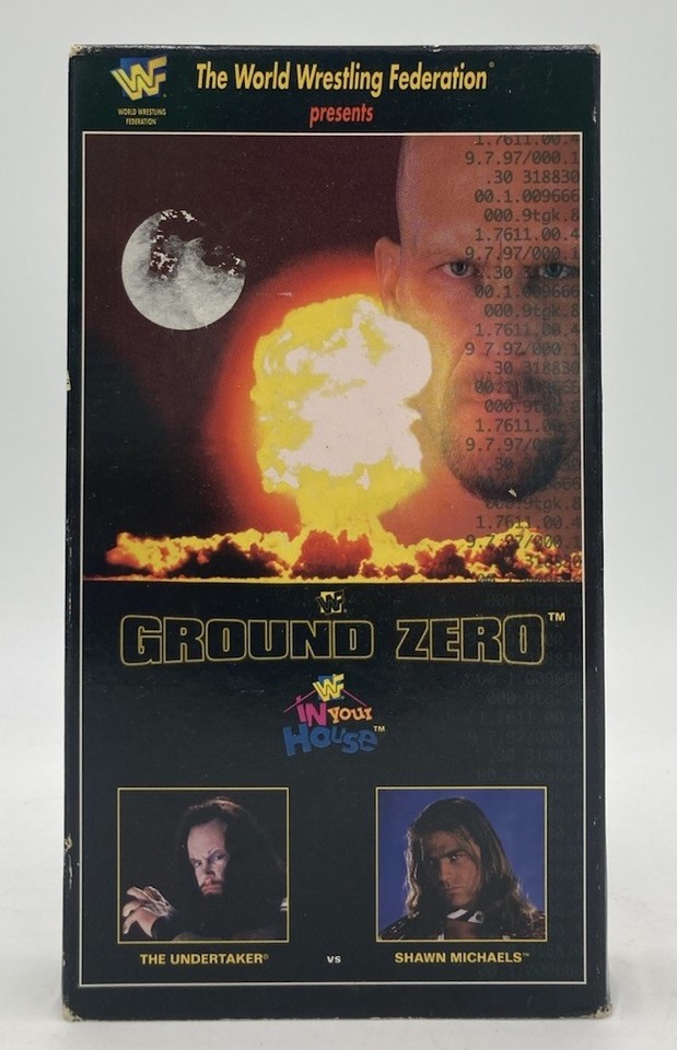 WWF In Your House Ground Zero (VHS, 1997) The Undertaker Shawn Michaels ...