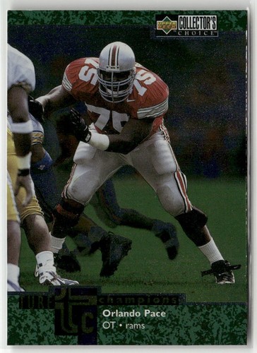 1997 COLLECTOR'S CHOICE #TC4 ORLANDO PACE TURF CHAMPIONS ST. LOUIS RAMS | eBay