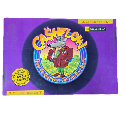 CASHFLOW 101 Rat Race Board Game Rich Dad Poor Robert Kiyosaki COMPLETE ...