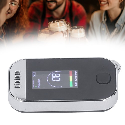 Alcohol Tester Rechargeable Portable Breath Testing LED Digital Display ...
