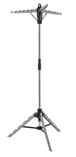Collapsible Stainless Steel Tripod Garment and Drying Rack Silver | eBay