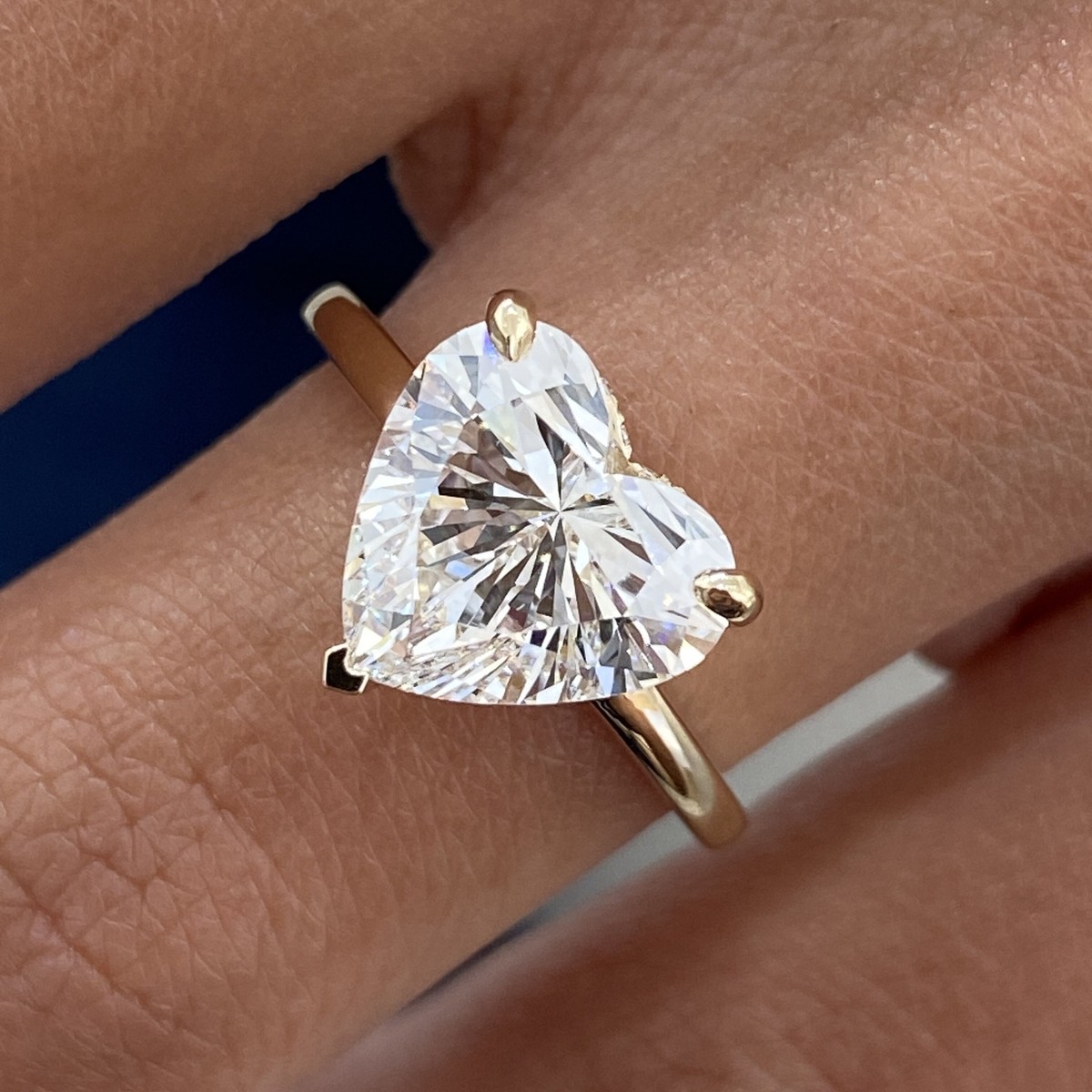 Heart Diamond Engagement Ring